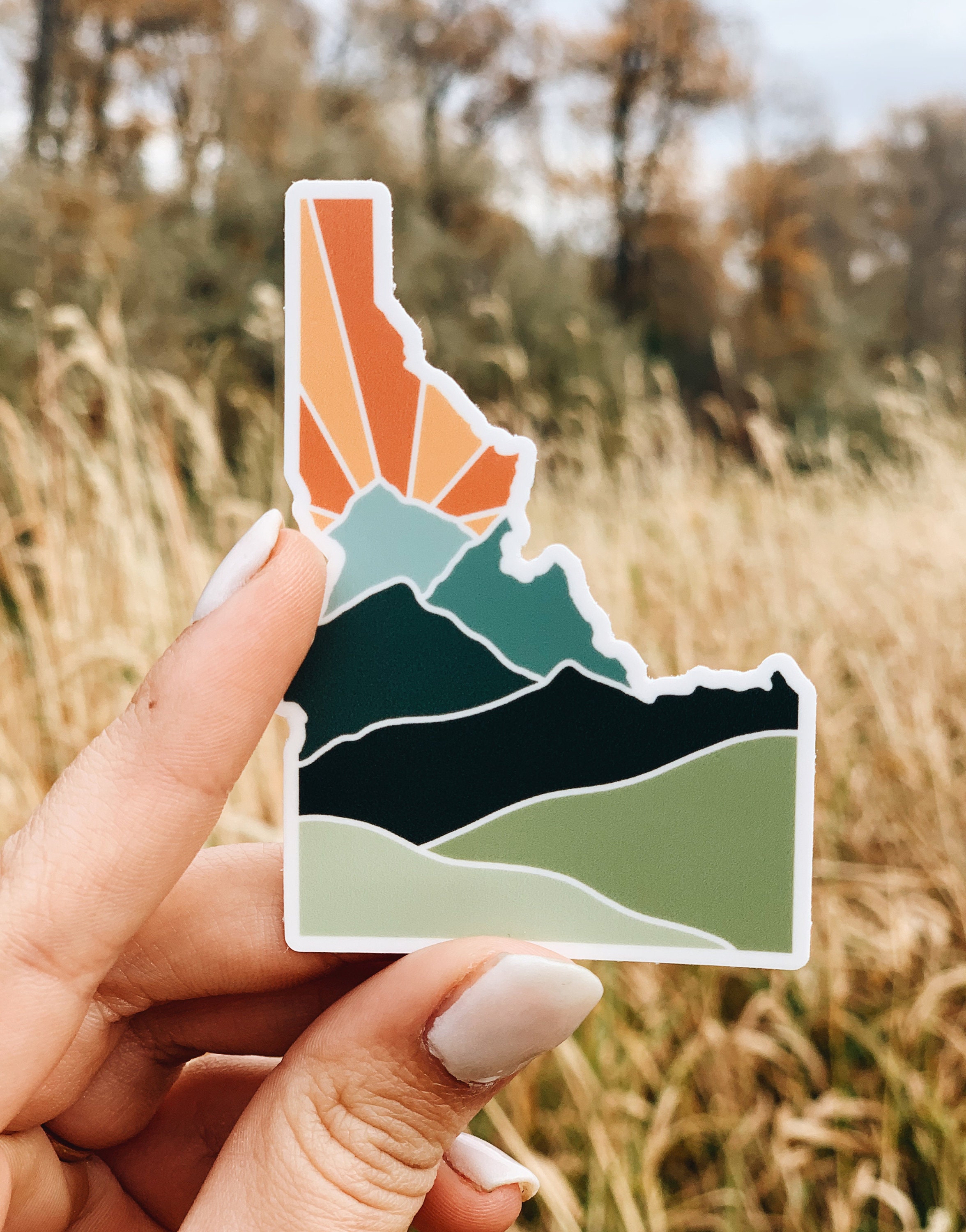 Idaho Sticker State Sticker Weatherproof Sticker for - Etsy
