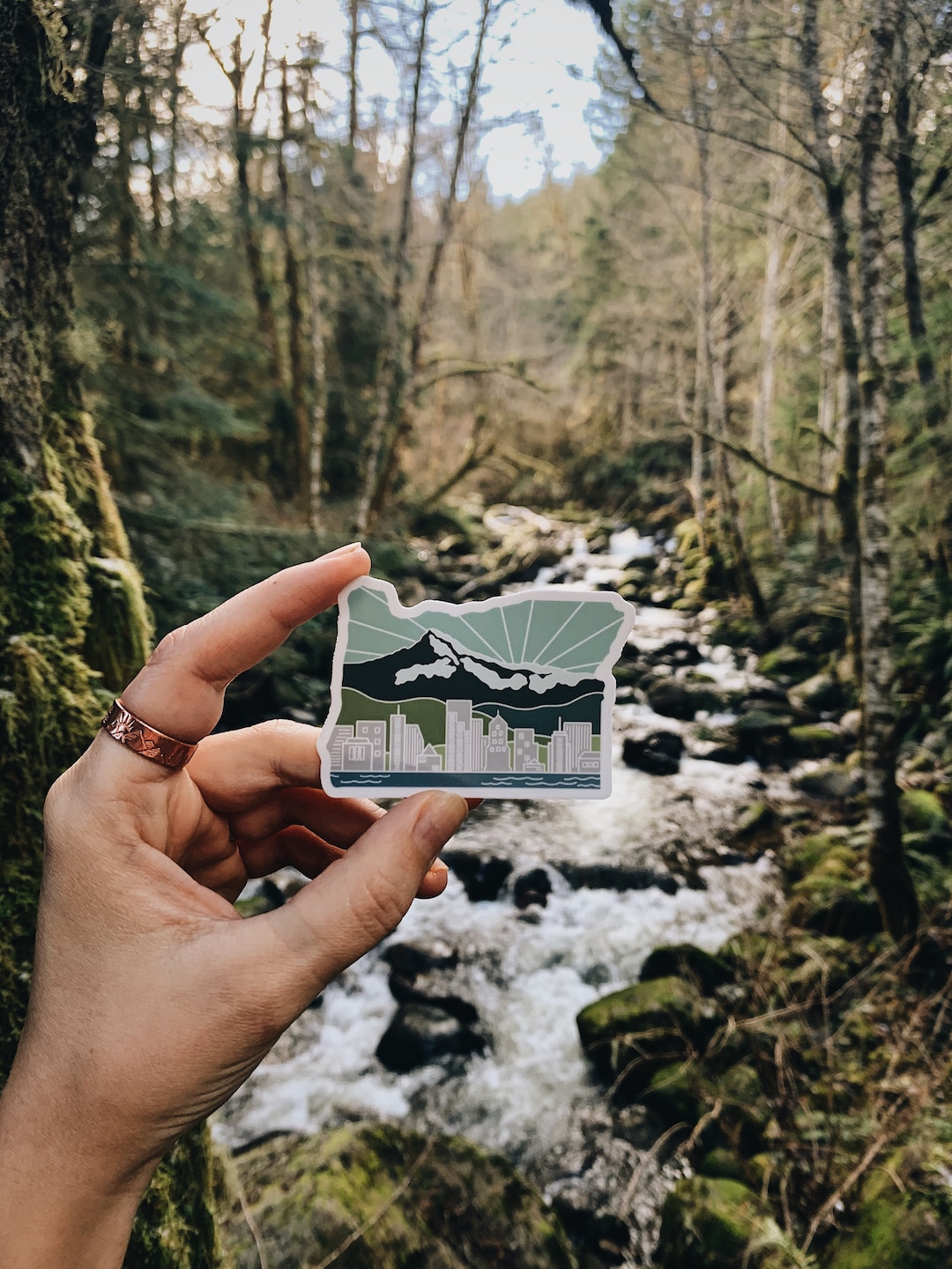 Oregon Sticker | State Sticker | Weatherproof | Hydroflask Sticker ...