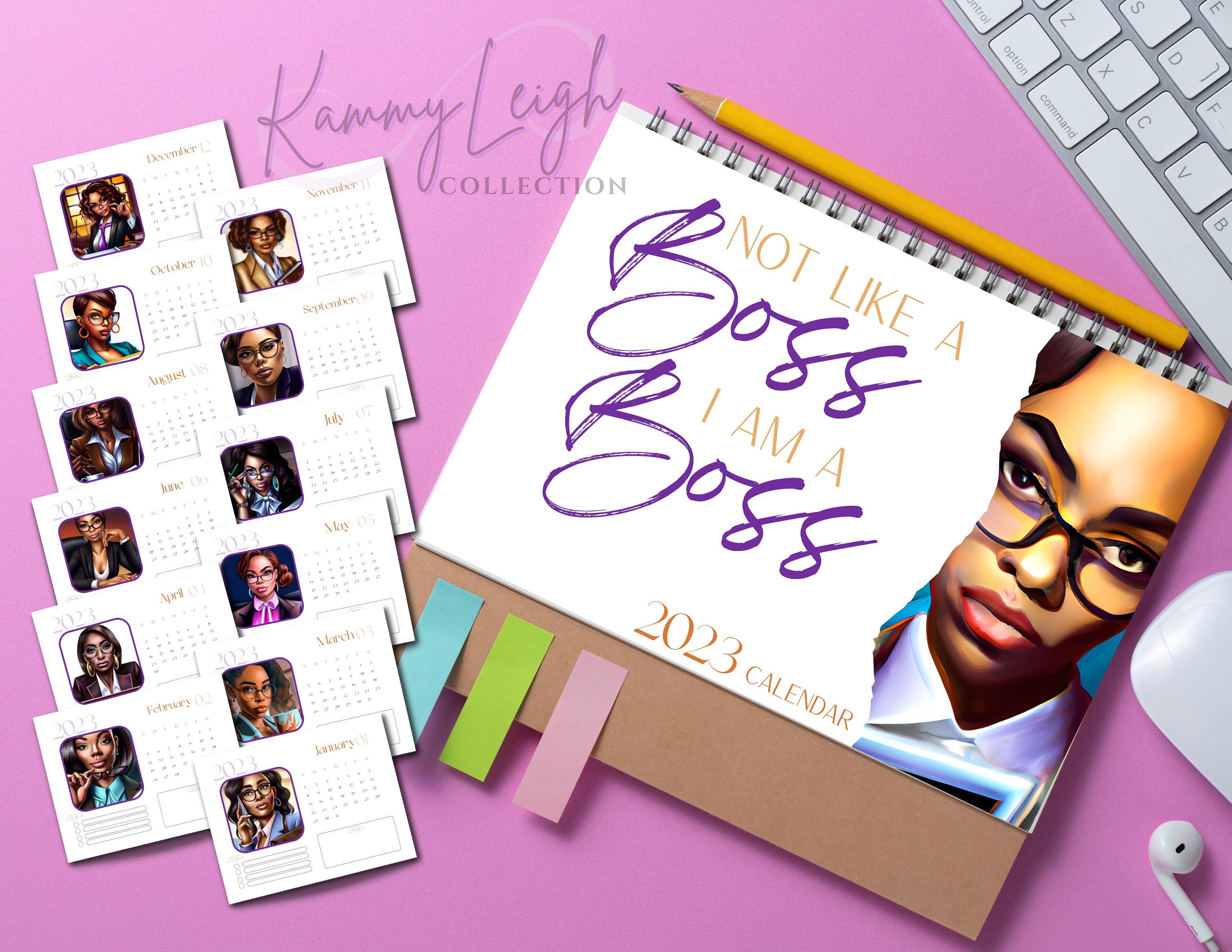 Digital Download 2023 Printable Calender African American Art Designs ...