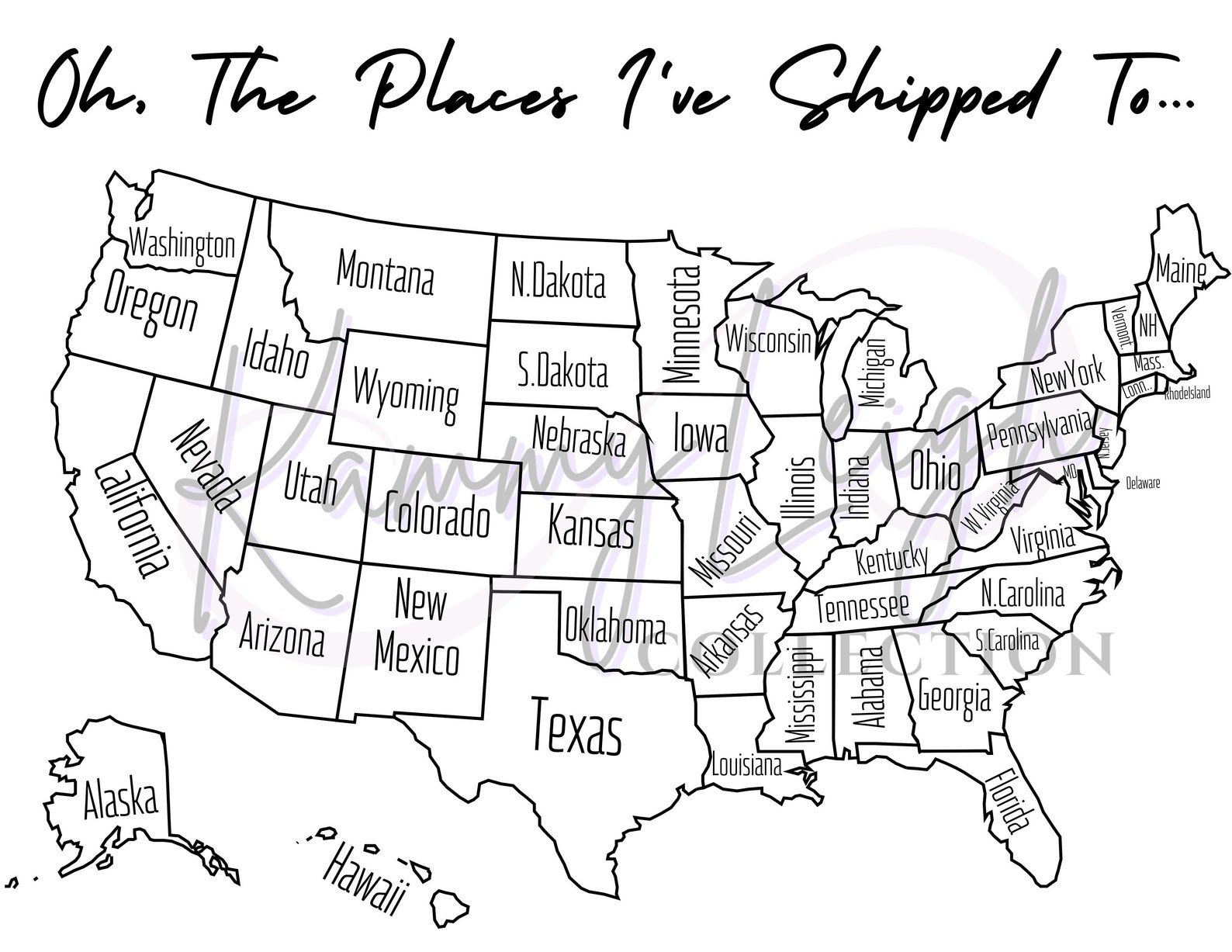 Sales Map INSTANT DOWNLOAD - Etsy