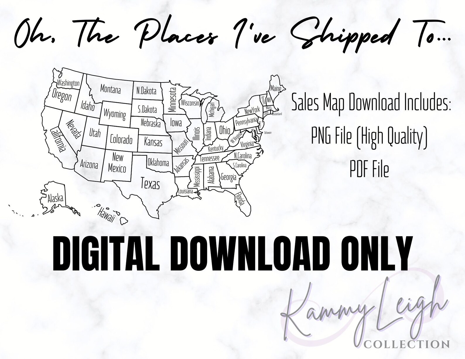 Sales Map INSTANT DOWNLOAD - Etsy