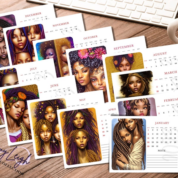 African American Calendar - Etsy