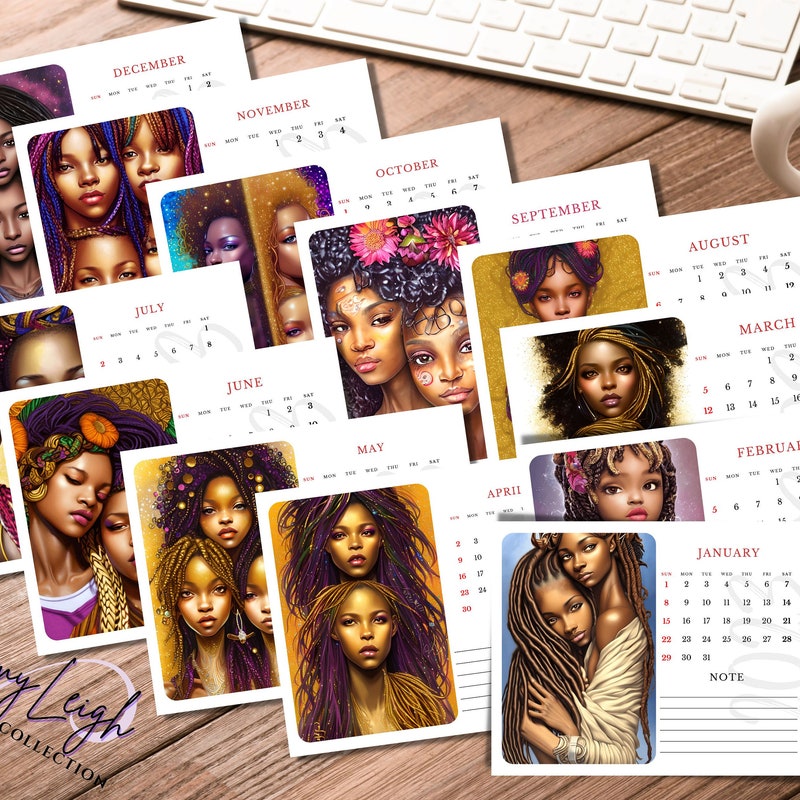 African American Calendar - Etsy