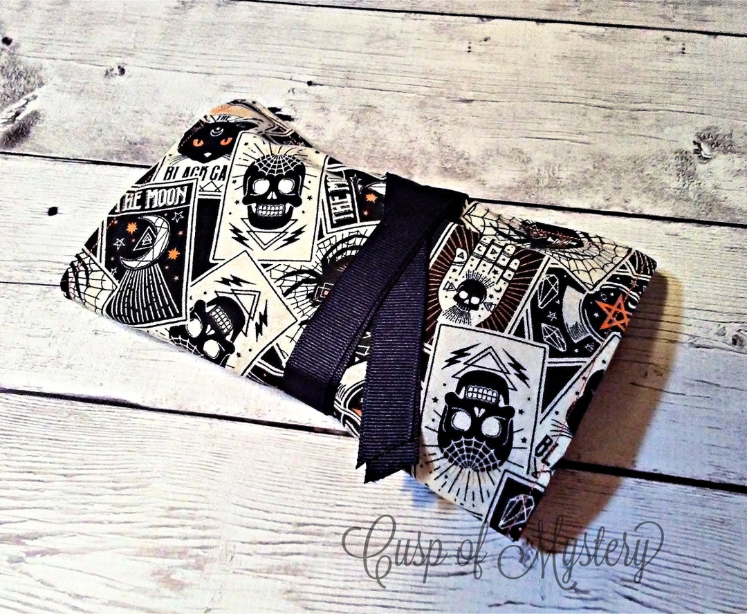 Tarot Card Fabric Wrap Around Tarot Oracle Card Pouch Mat, Reading ...