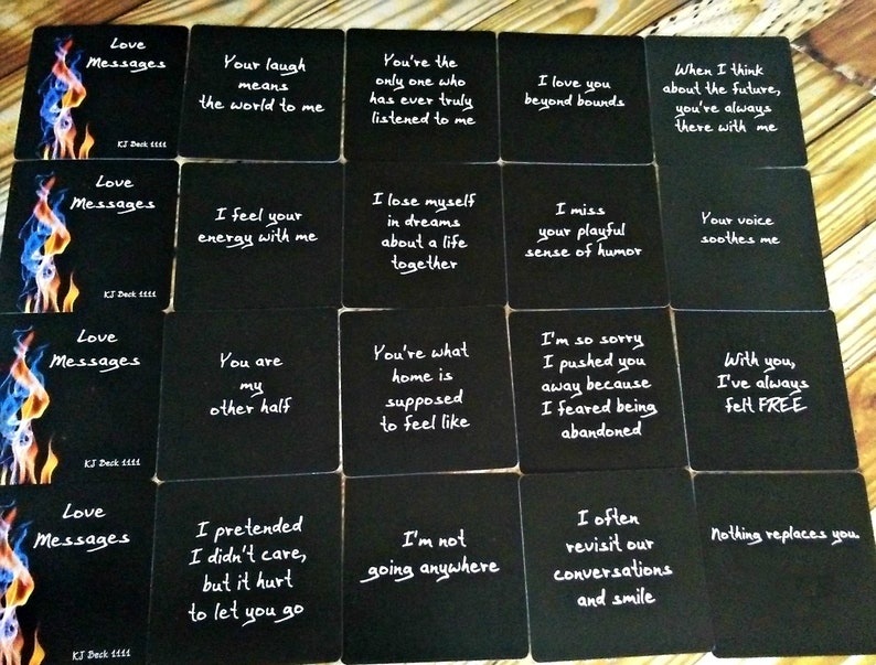 Love Messages Oracle Cards Etsy