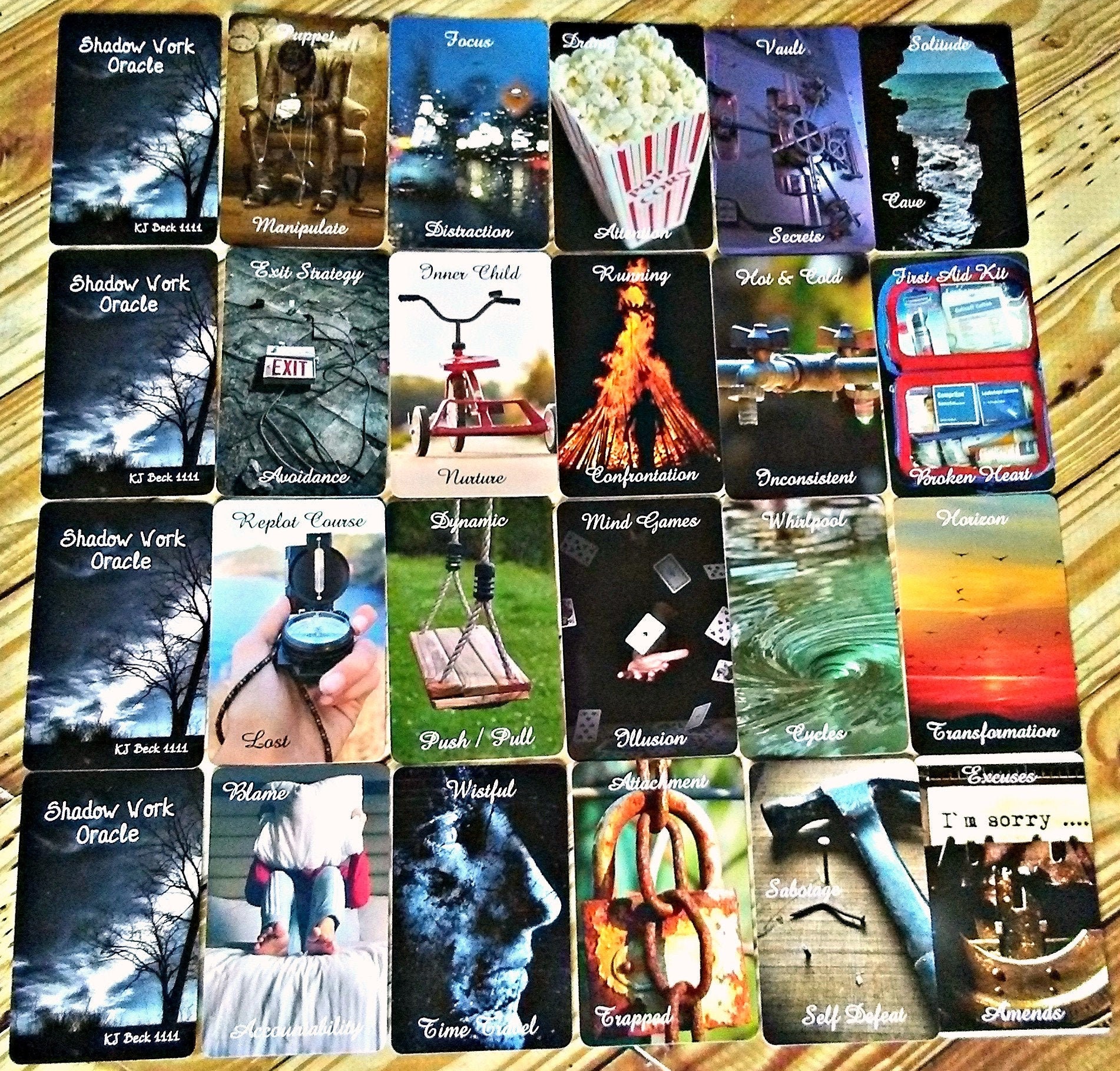 Shadow Work Oracle Cards: size Choice - Etsy UK