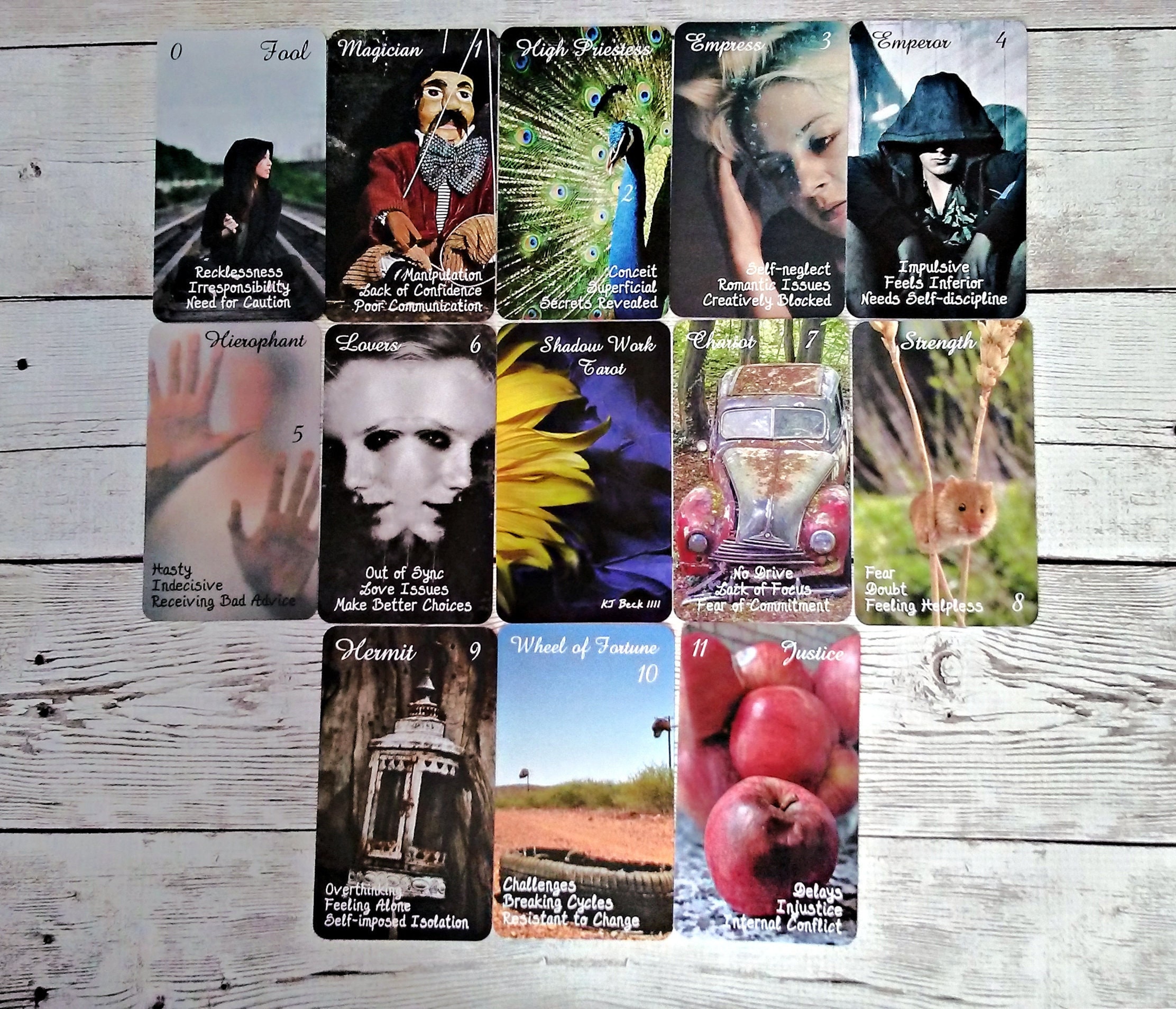 Shadow Work Tarot 80 Cards - Etsy