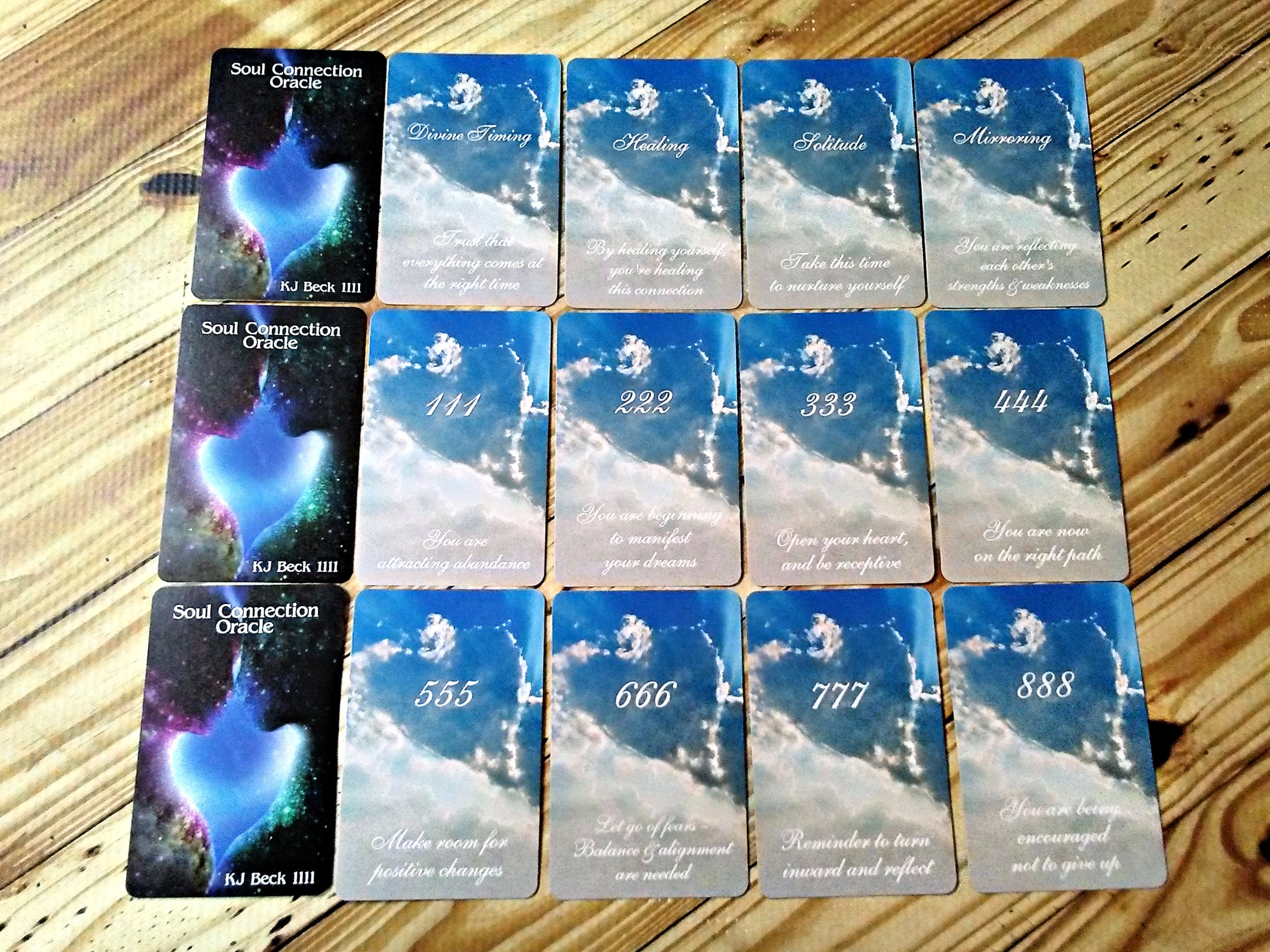 Soul Connection Oracle 60 Cards Higher-self Deck - Etsy