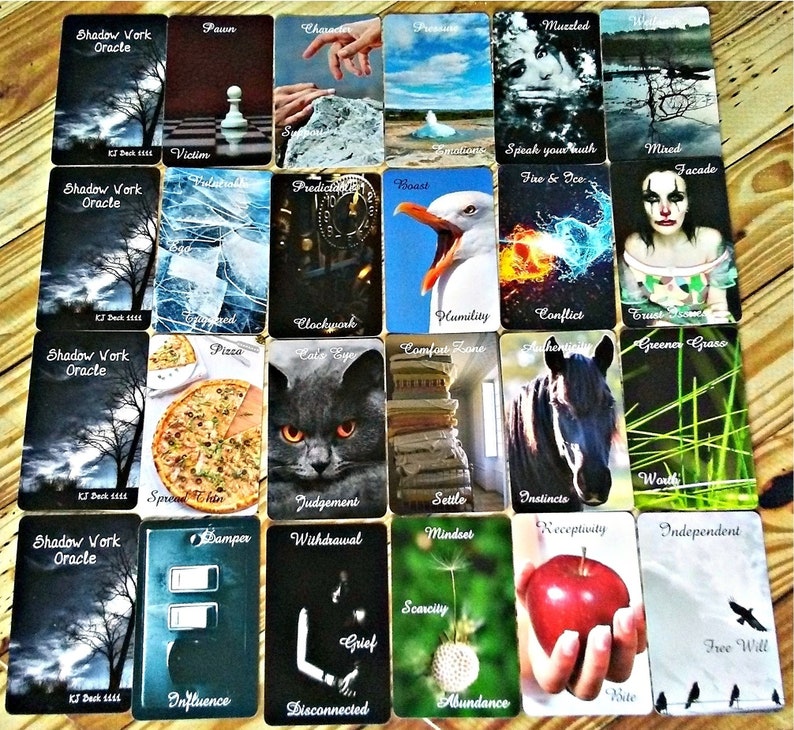 Shadow Work Oracle Cards: size Choice - Etsy UK