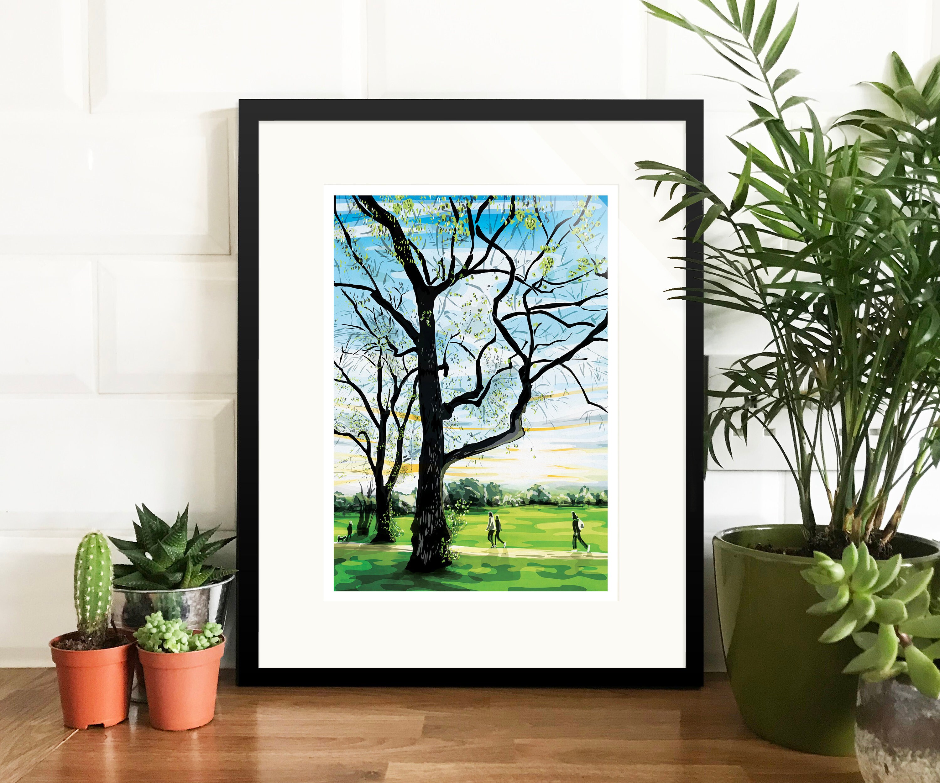 Tooting Common Elmbourne Road Art Print - Etsy.de