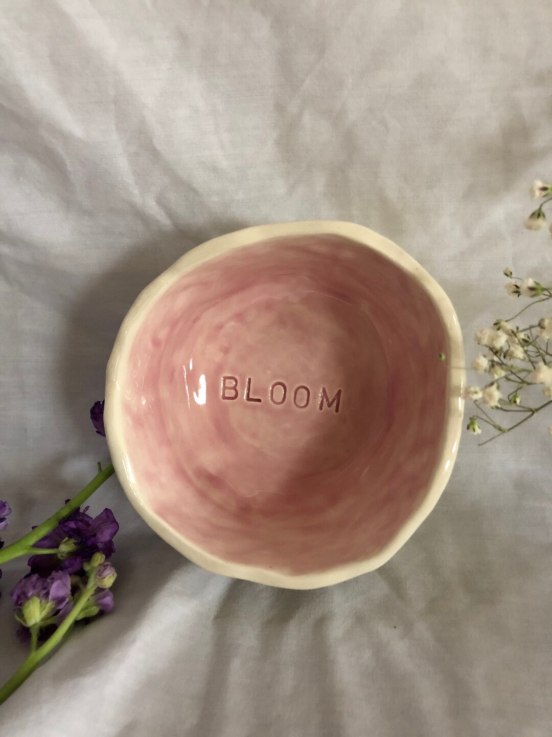 7 oz Handmade Ceramics Pinch Bowl Unique and imperfect bowl - Etsy.de