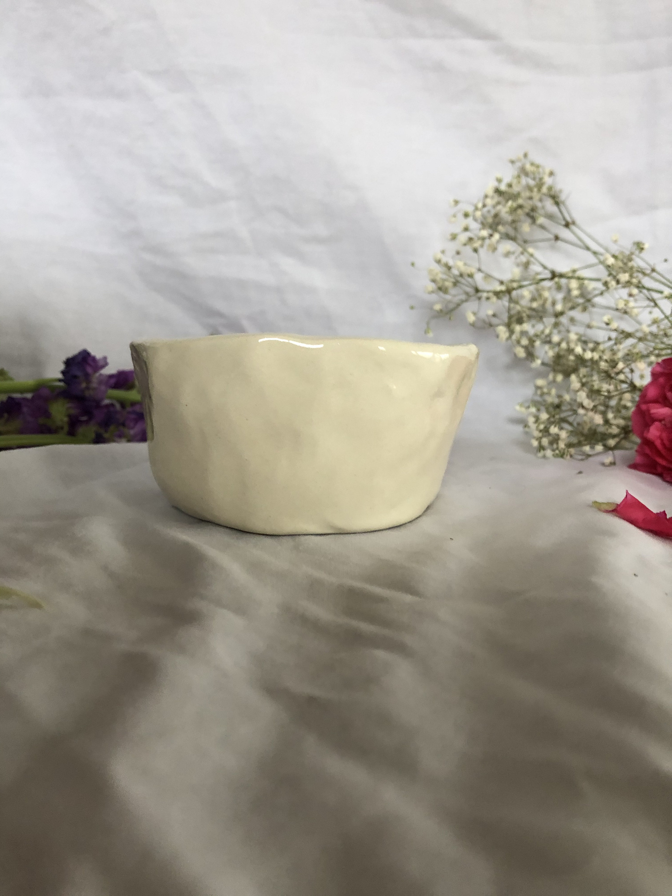7 oz Handmade Ceramics Pinch Bowl Unique and imperfect bowl - Etsy.de