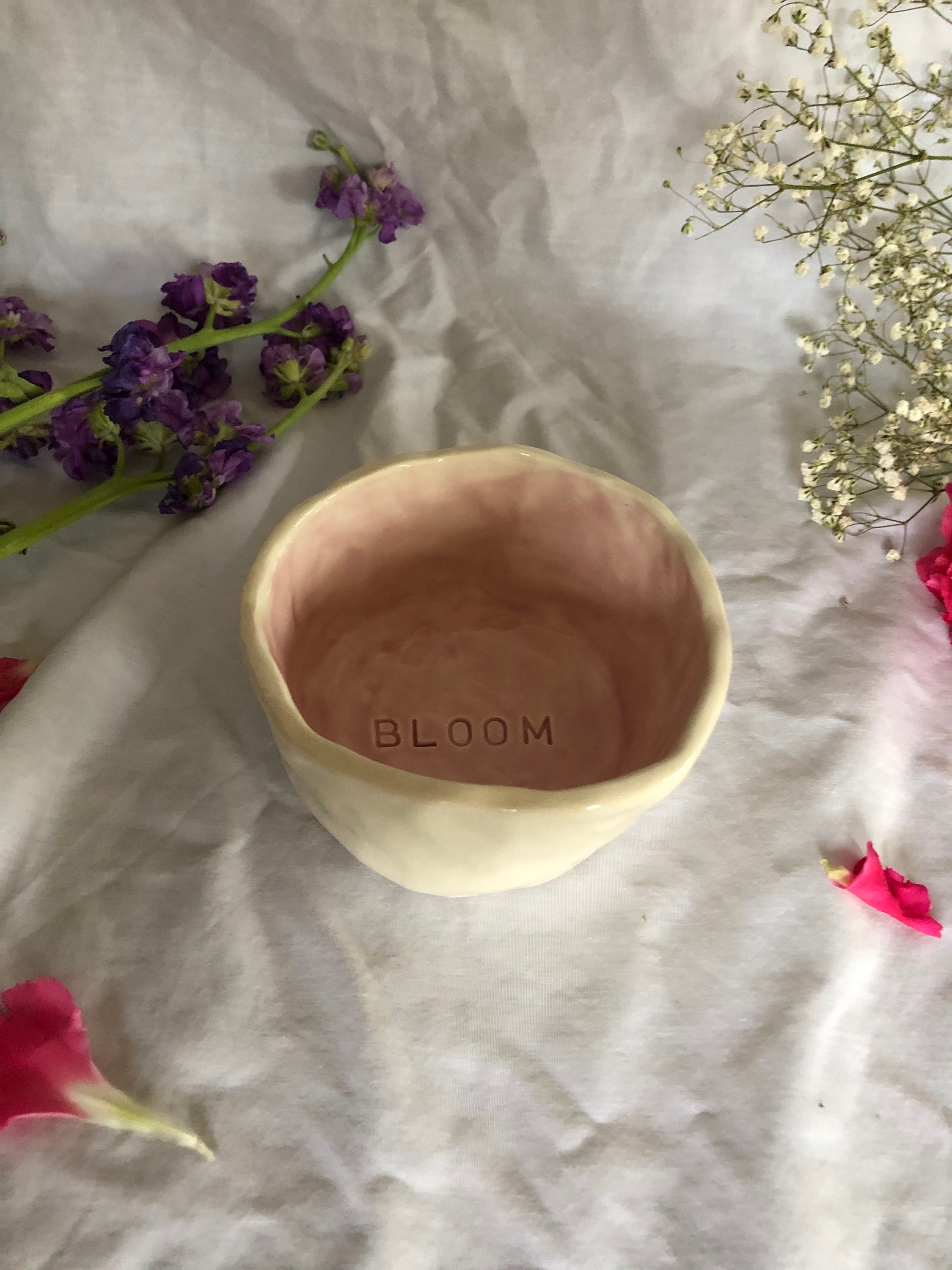 7 oz Handmade Ceramics Pinch Bowl Unique and imperfect bowl - Etsy.de