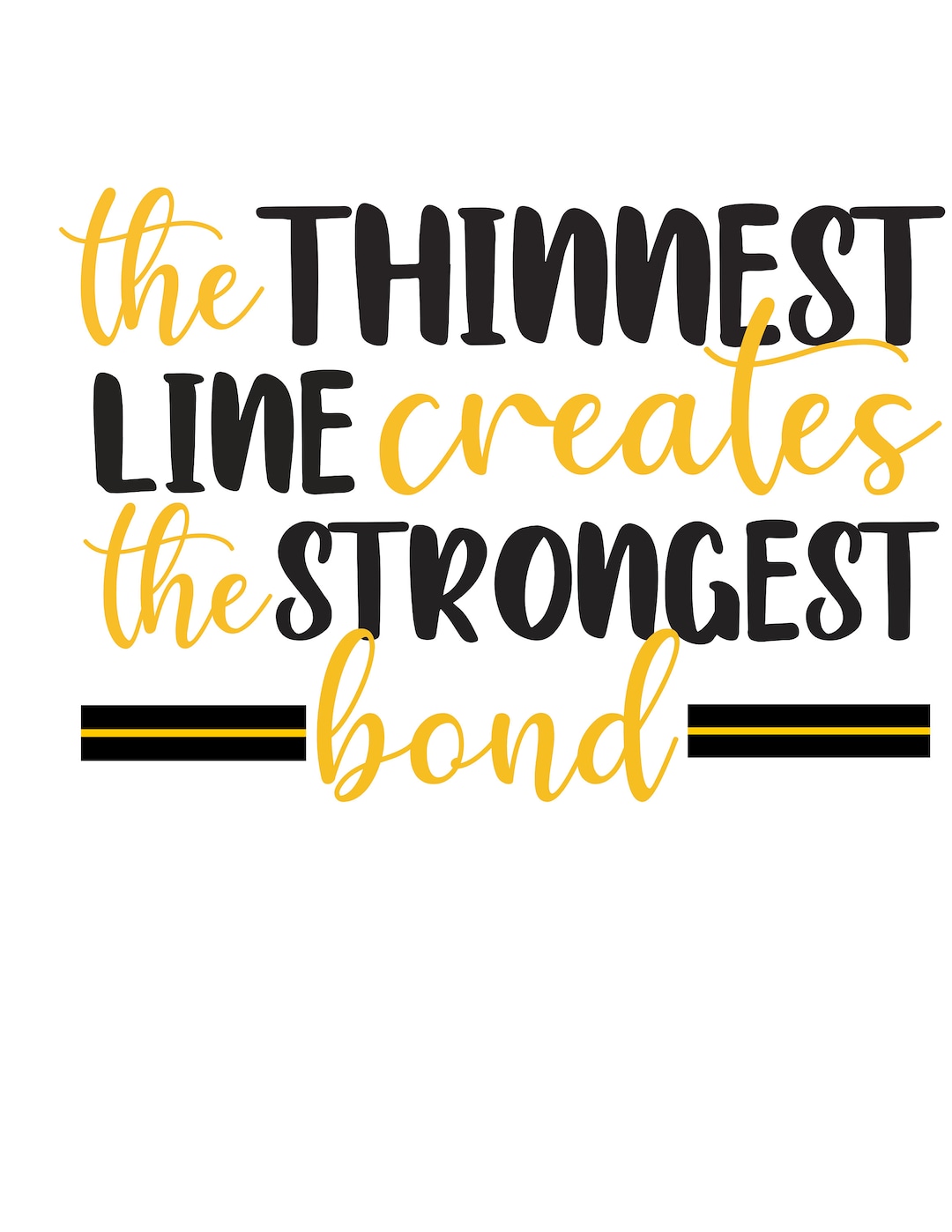 911 Dispatcher PNG SVG, Thin Line Strong Bond (digital Download) - Etsy