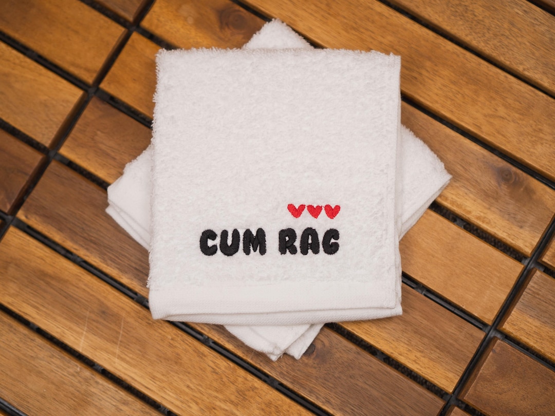 Custom Cum Rag, Funny Naughty Gift for Him or Her, Valentine’s Day Gift ...