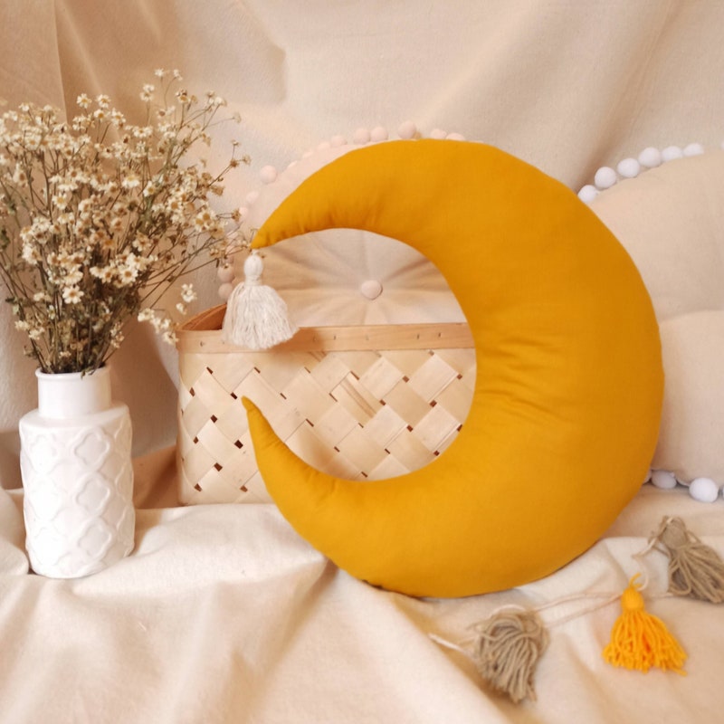 Moon Pillow - Etsy