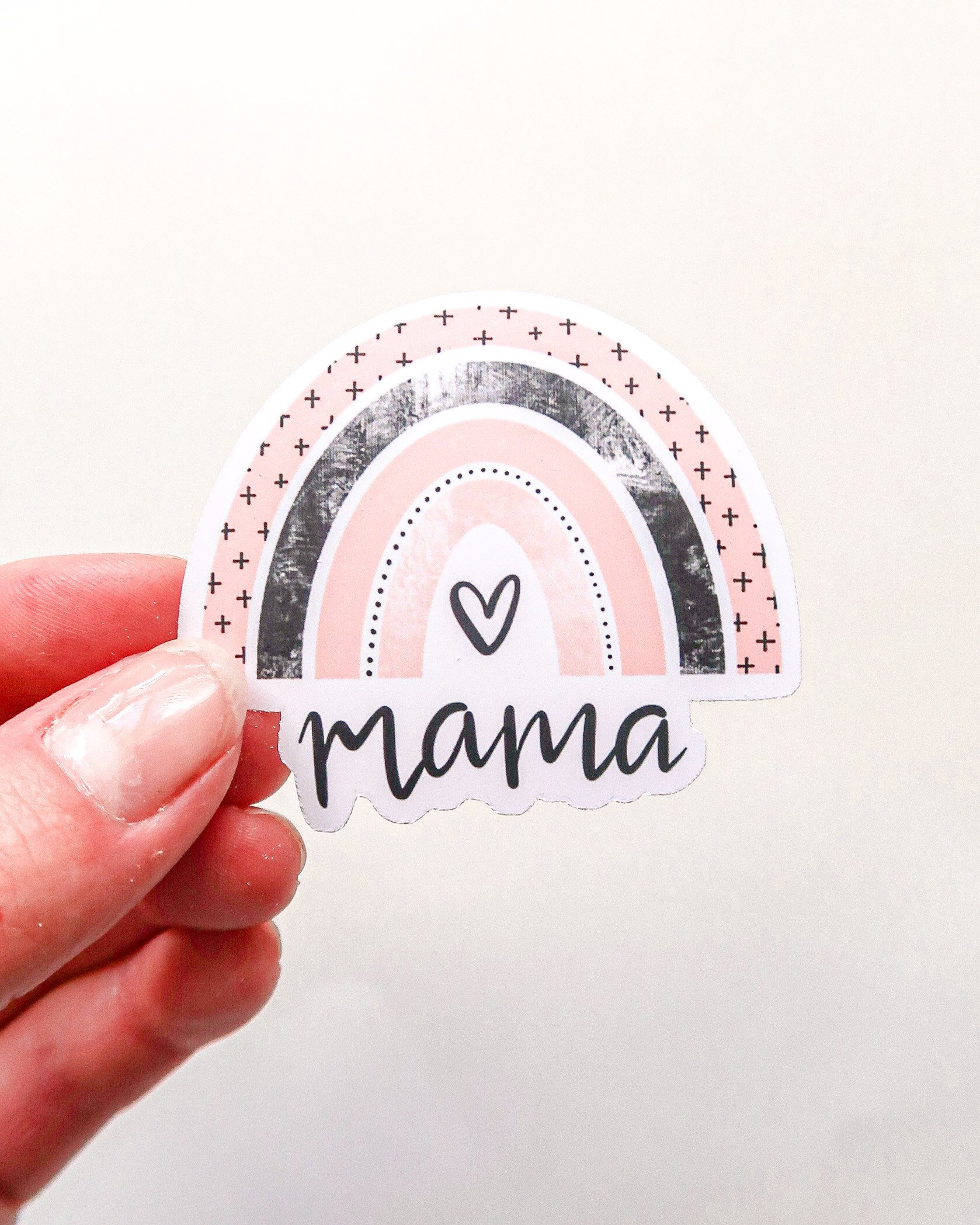 Mama Rainbow stickers mom mother thank you gift High | Etsy