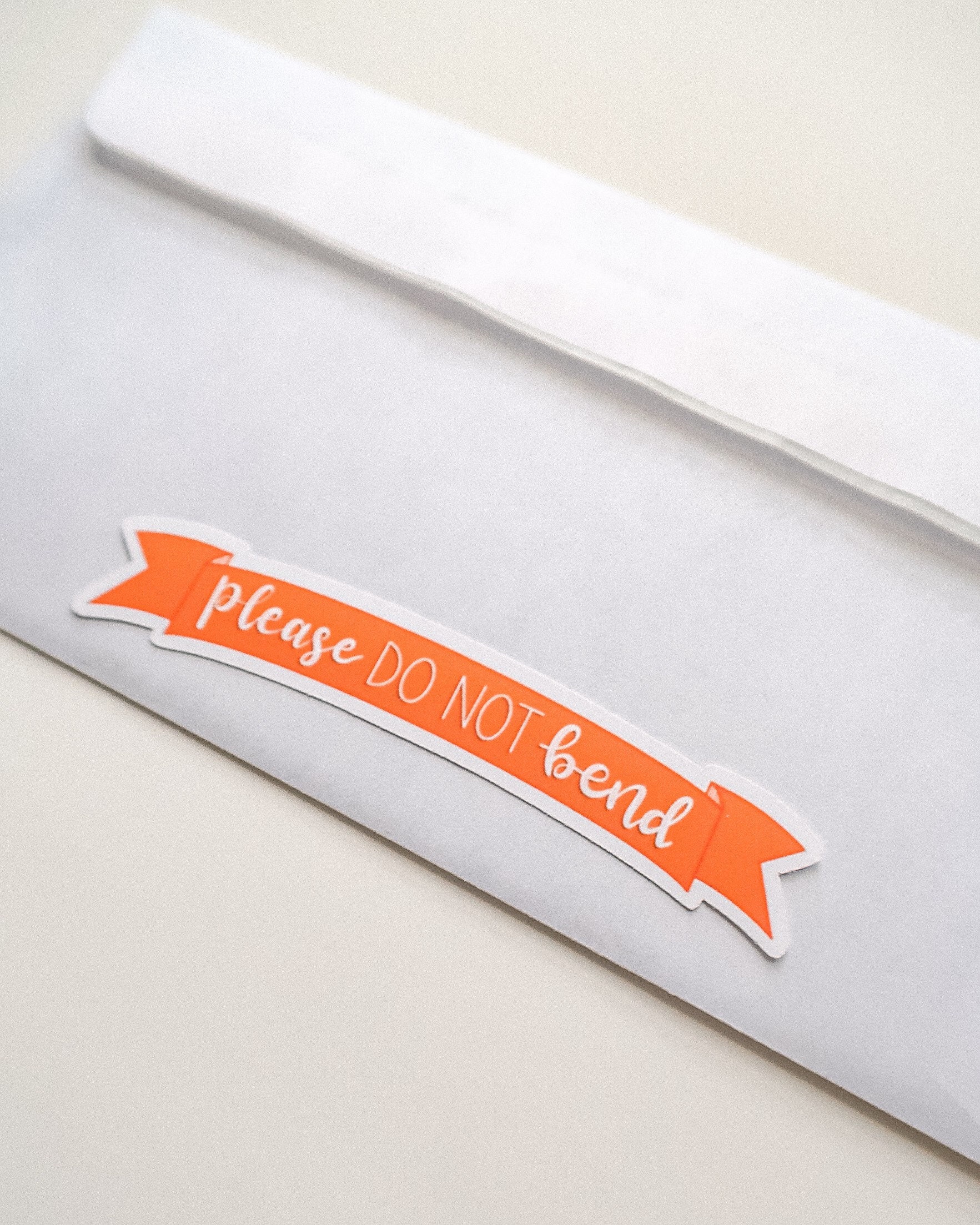 Please DO NOT Bend banner packaging stickers envelope seals | Etsy