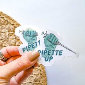 Pipette | Women in Science Sticker Pack | High Quality Waterproof Vinyl ...