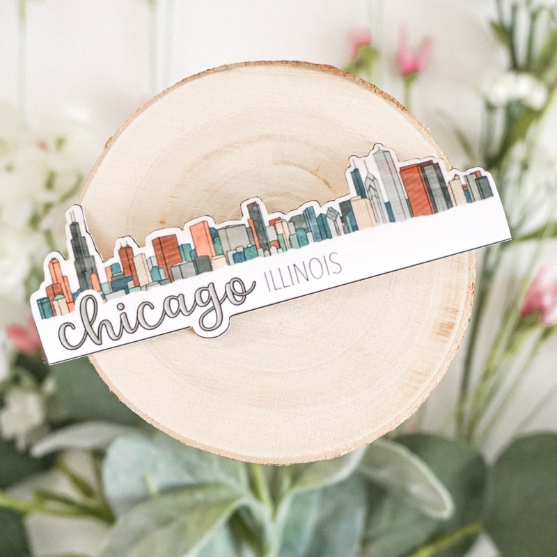 Skyline Wall Sticker - Etsy
