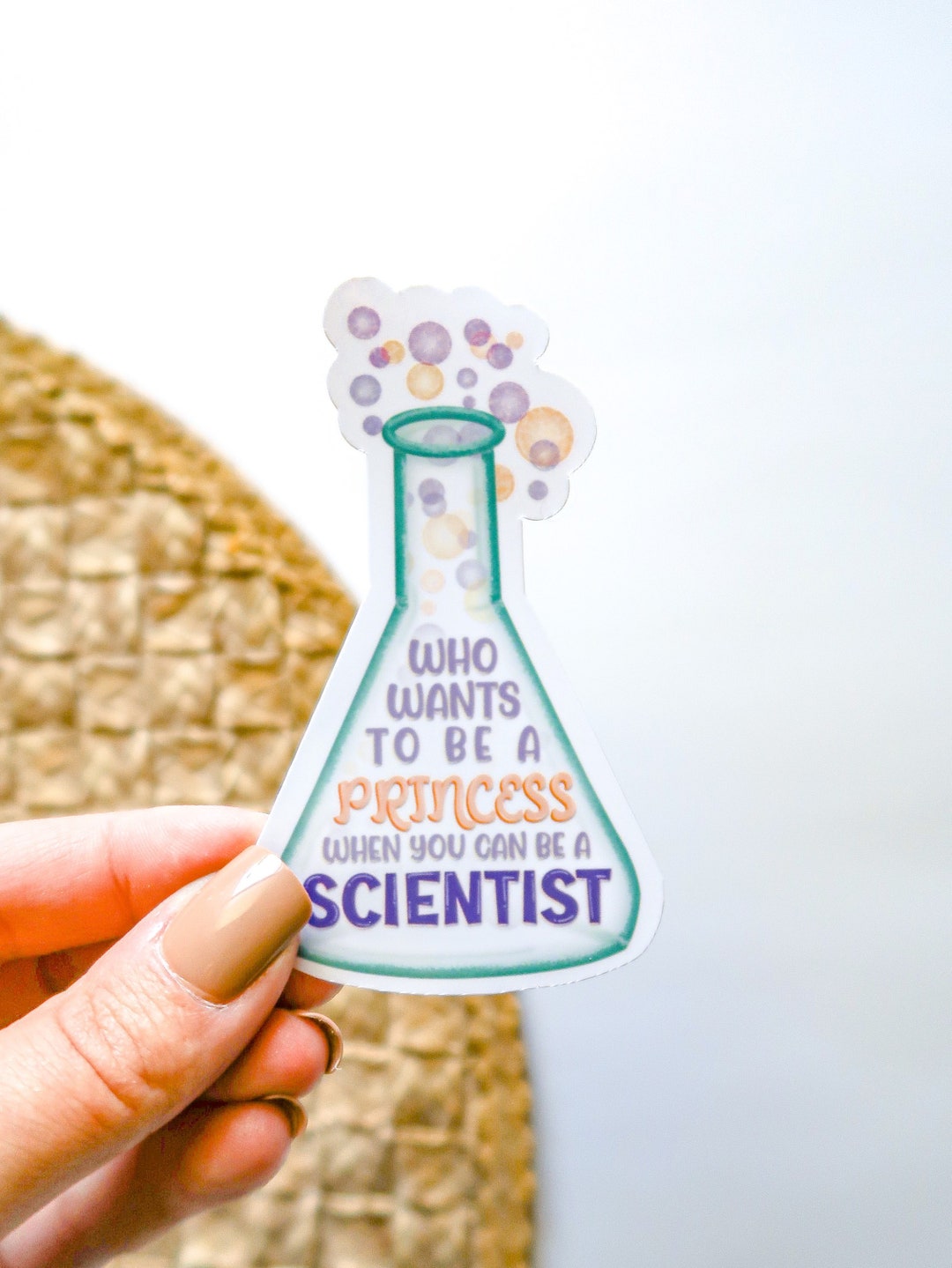 Bubbles | Women in Science Sticker Pack | High Quality Waterproof Vinyl ...