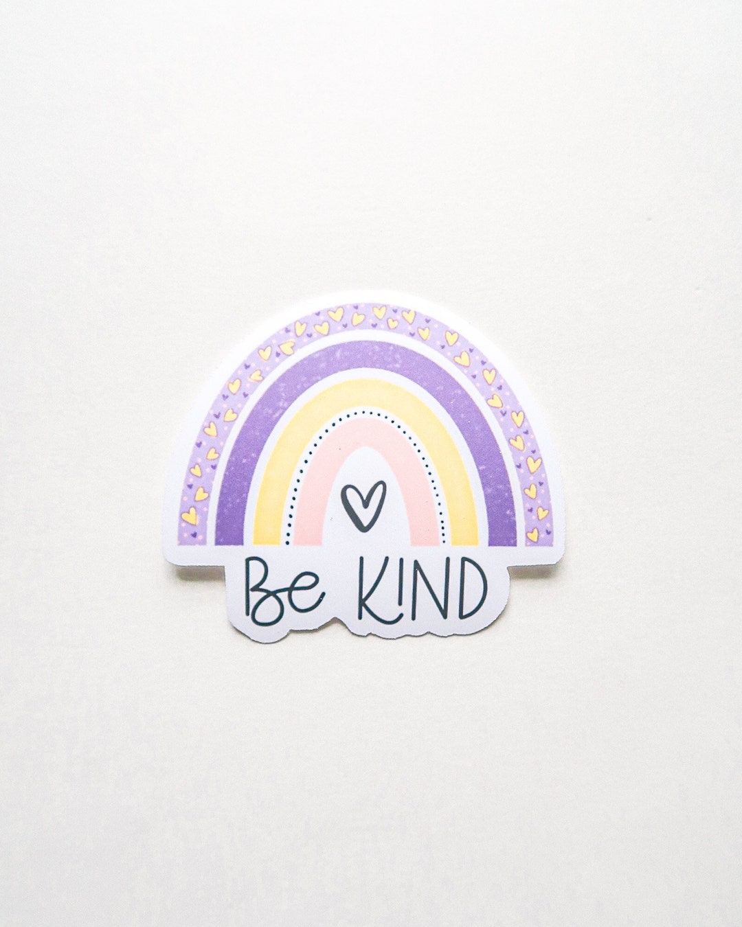 Be Kind Rainbow Stickers | High Quality Waterproof Vinyl Sticker ...