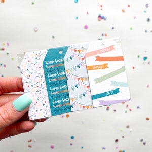 Birthday Gift Tags | Cute 12 Pack of Colorful Gifting | Package Labels ...