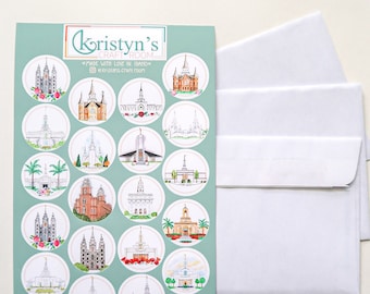 Lds Temple Envelope - Etsy
