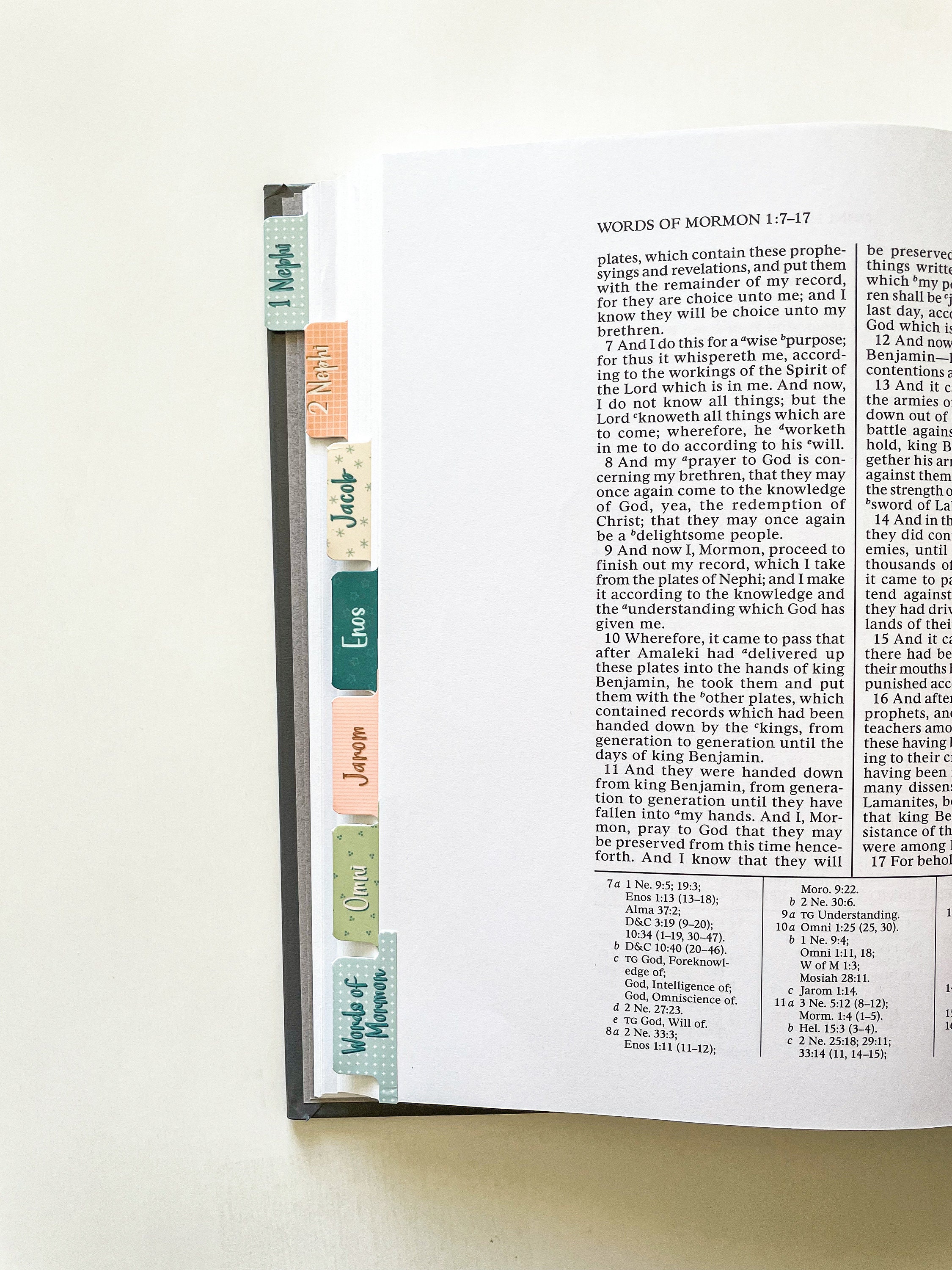 PASTEL- Book of Mormon Scripture Tabs for the Deseret Book “journal ...