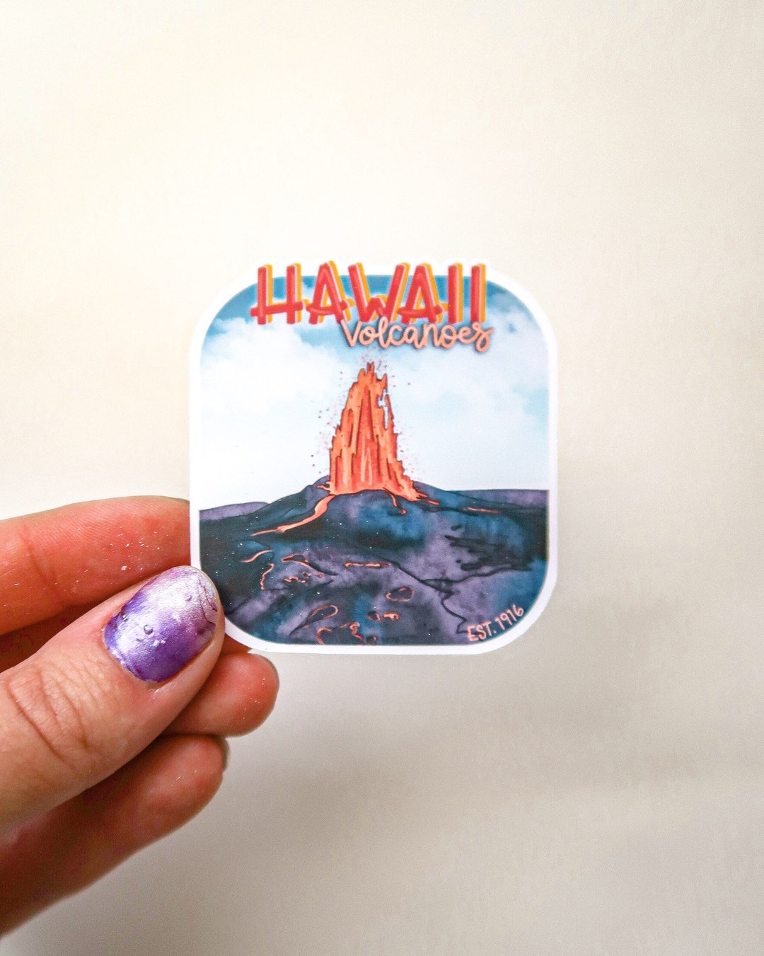 Hawai’i Volcanoes NP Sticker | Hawaii | National Parks USA | High ...