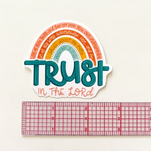 Trust in the Lord Theme | Proverbs 3:5-6 | LDS Faith | Waterproof Vinyl ...