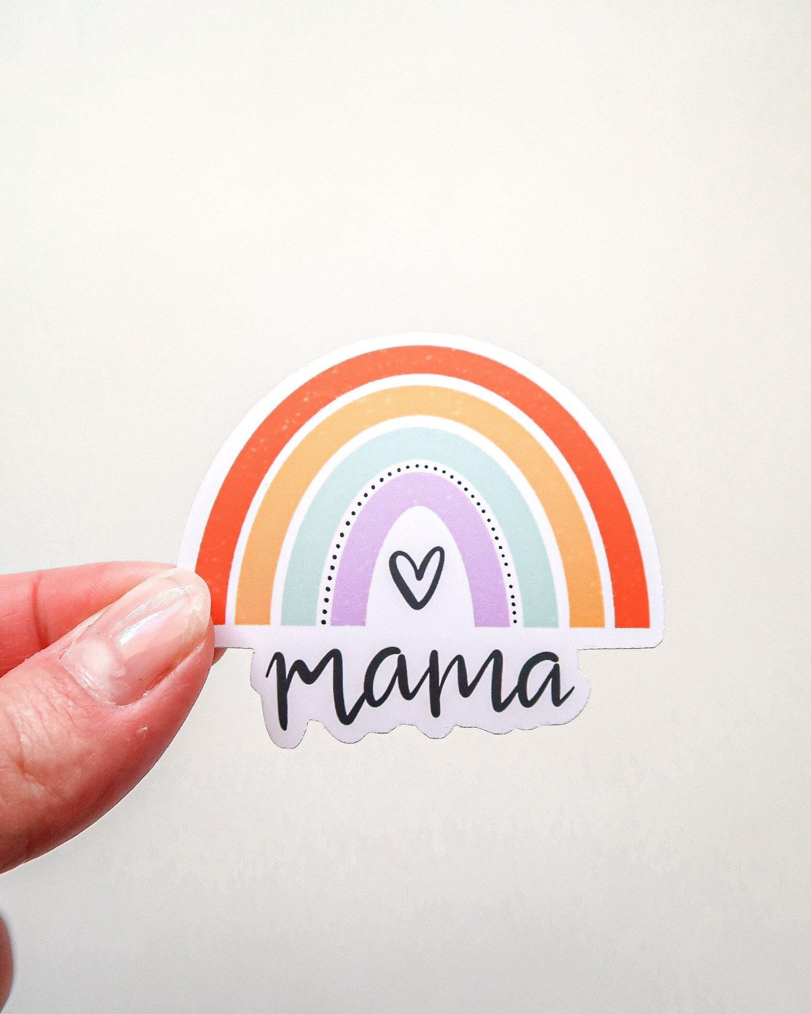 Mama Rainbow stickers mom mother thank you gift High | Etsy