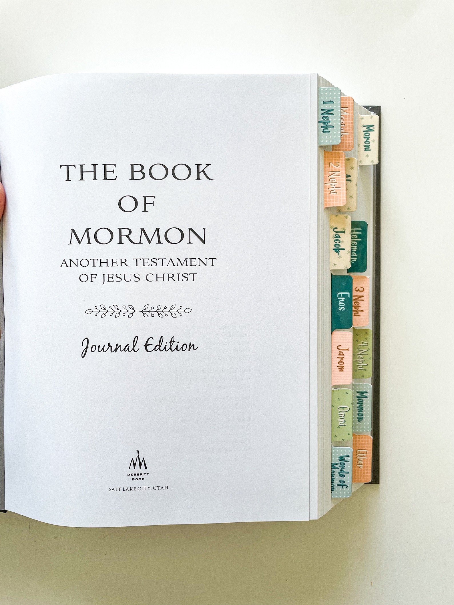 PASTEL- Book of Mormon Scripture Tabs for the Deseret Book “journal ...