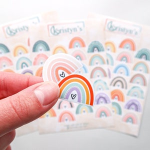 Mini Variety Rainbows Sticker Sheet Envelope Seals | Scrapbooking ...