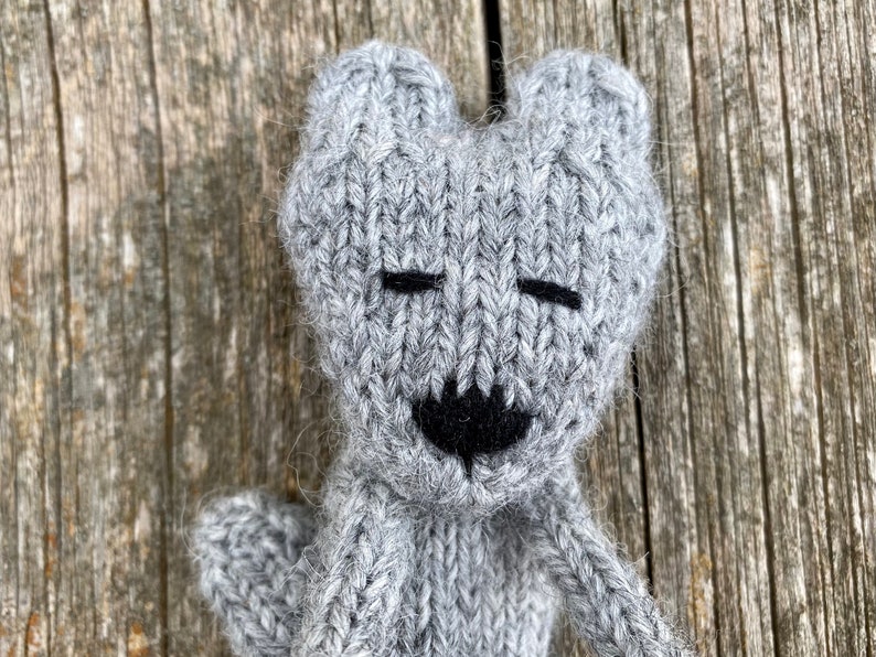 Knitting Pattern Knitted Finger Puppet Pattern Wolf Forest - Etsy UK