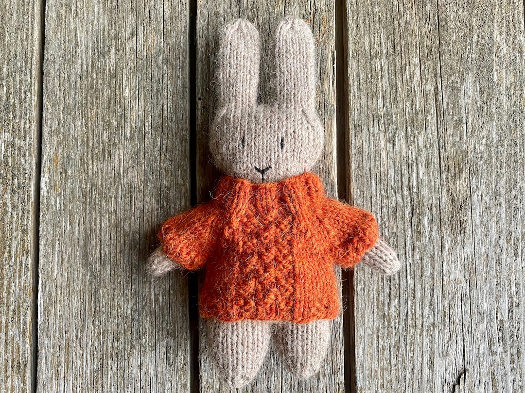 Stuffed Animal Clothes, Miniature Sweater, Bunny Clothes Pattern, Doll ...