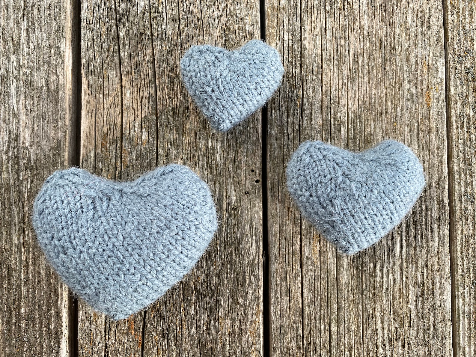 Heart Knitting Pattern, Easy Knitting Pattern, Stuffed Heart Pattern ...