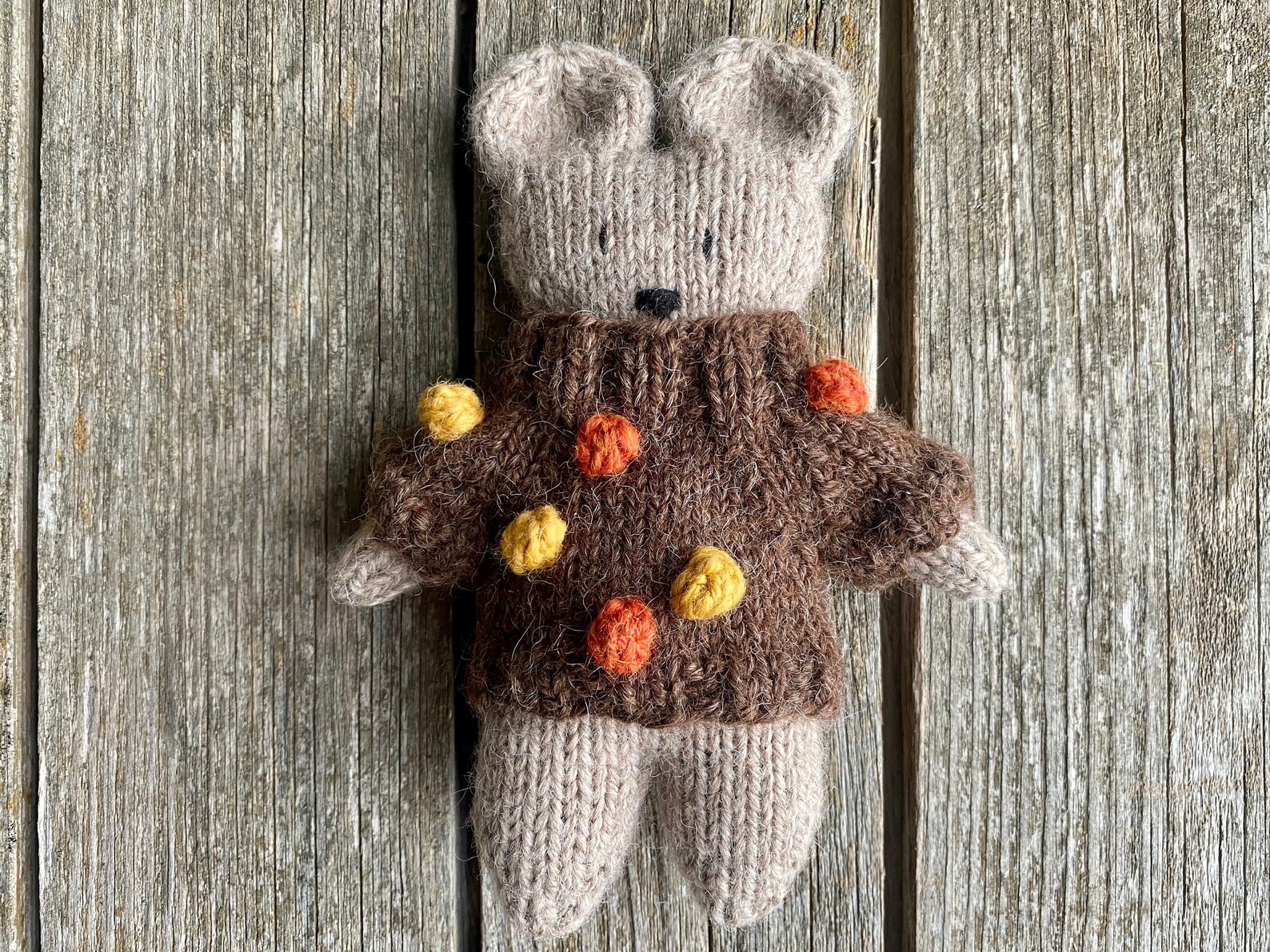 Stuffed Animal Clothes, Miniature Sweater, Bear Clothes Pattern, Doll ...