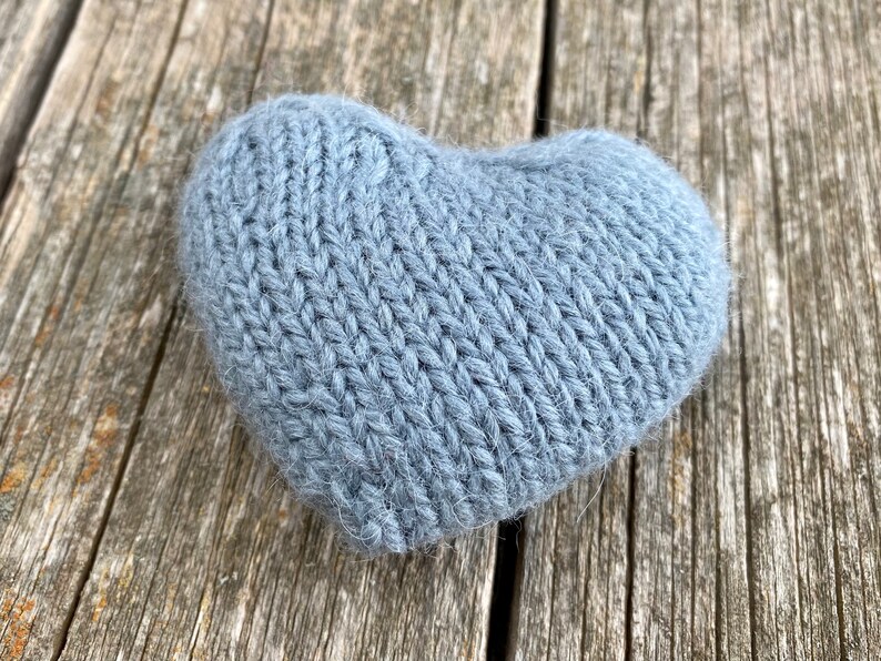 Heart Knitting Pattern, Easy Knitting Pattern, Stuffed Heart Pattern ...