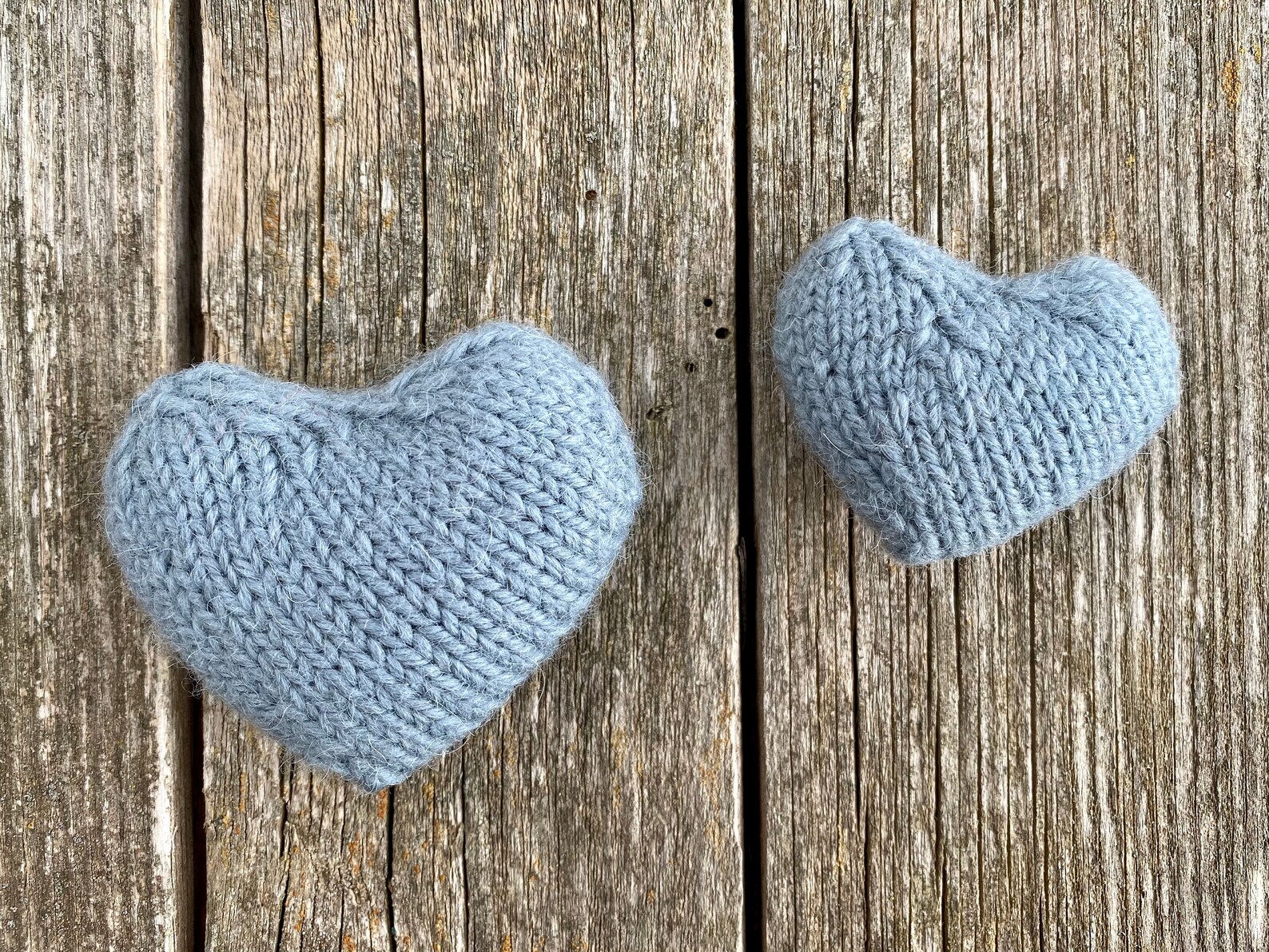 Heart Knitting Pattern, Easy Knitting Pattern, Stuffed Heart Pattern ...