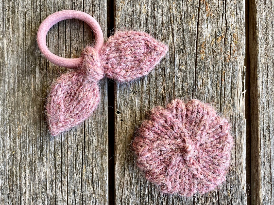 Knitted Snap Clip, Easter Snap Clip, Flower Snap Clip, Spring Knitting ...