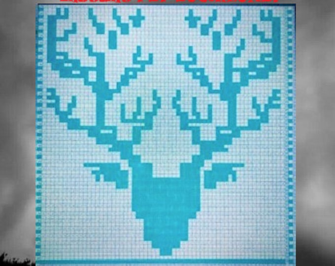 Cozy Cabin Elk and Arrows Overlay Mosaic Crochet Pattern Set - Etsy Canada