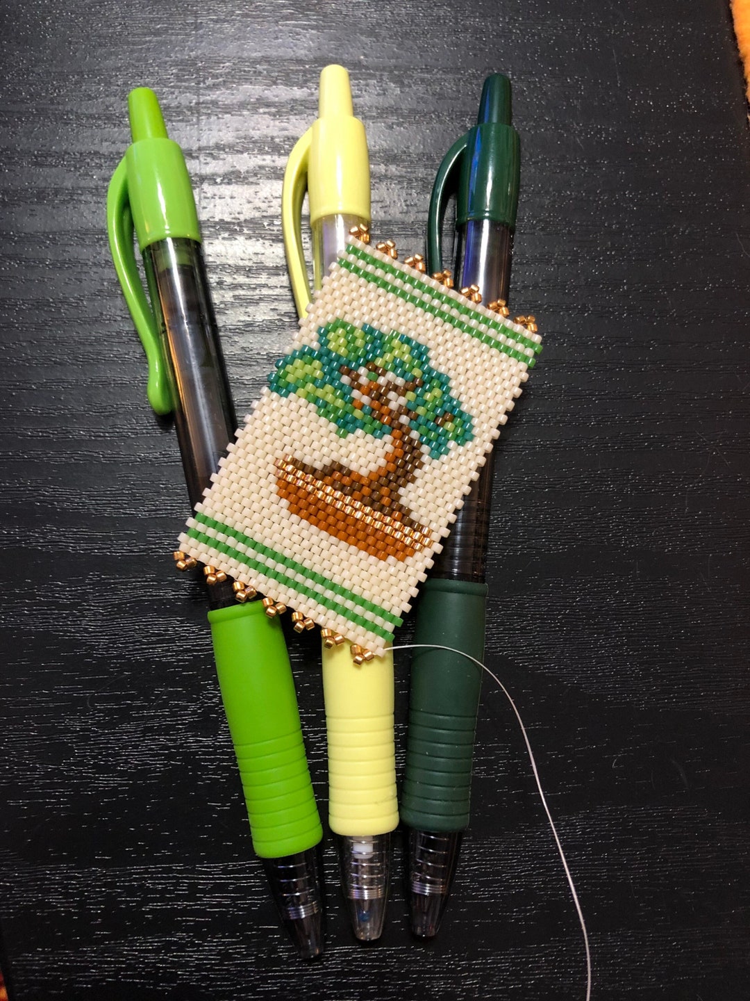 Bonsai Tree Seed Bead Pen Wrap! FREE Gel Pen With Multiple Pen Color ...