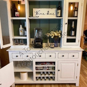 Portfolio Rustic Farmhouse WINE & BEVERAGE Bar - Etsy