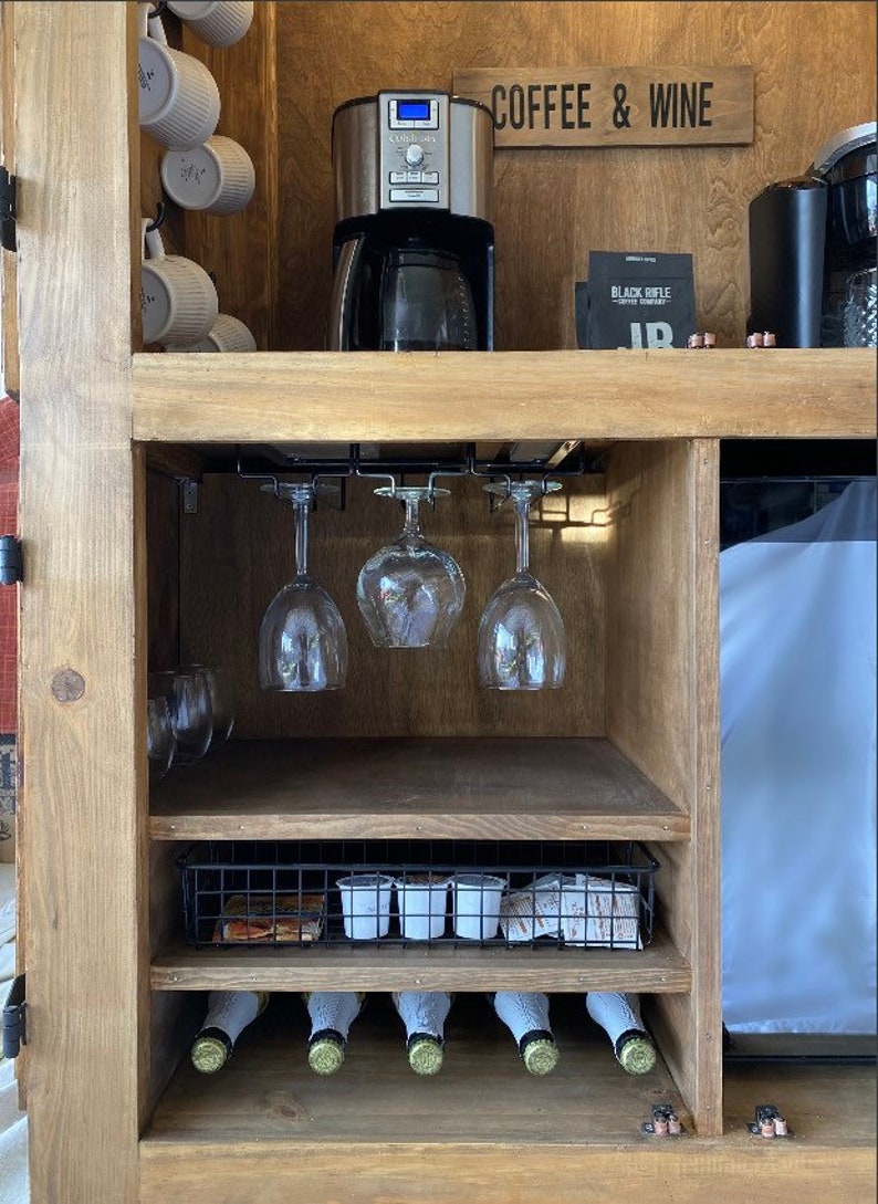 Portfolio Rustic Farmhouse WINE & BEVERAGE Bar - Etsy