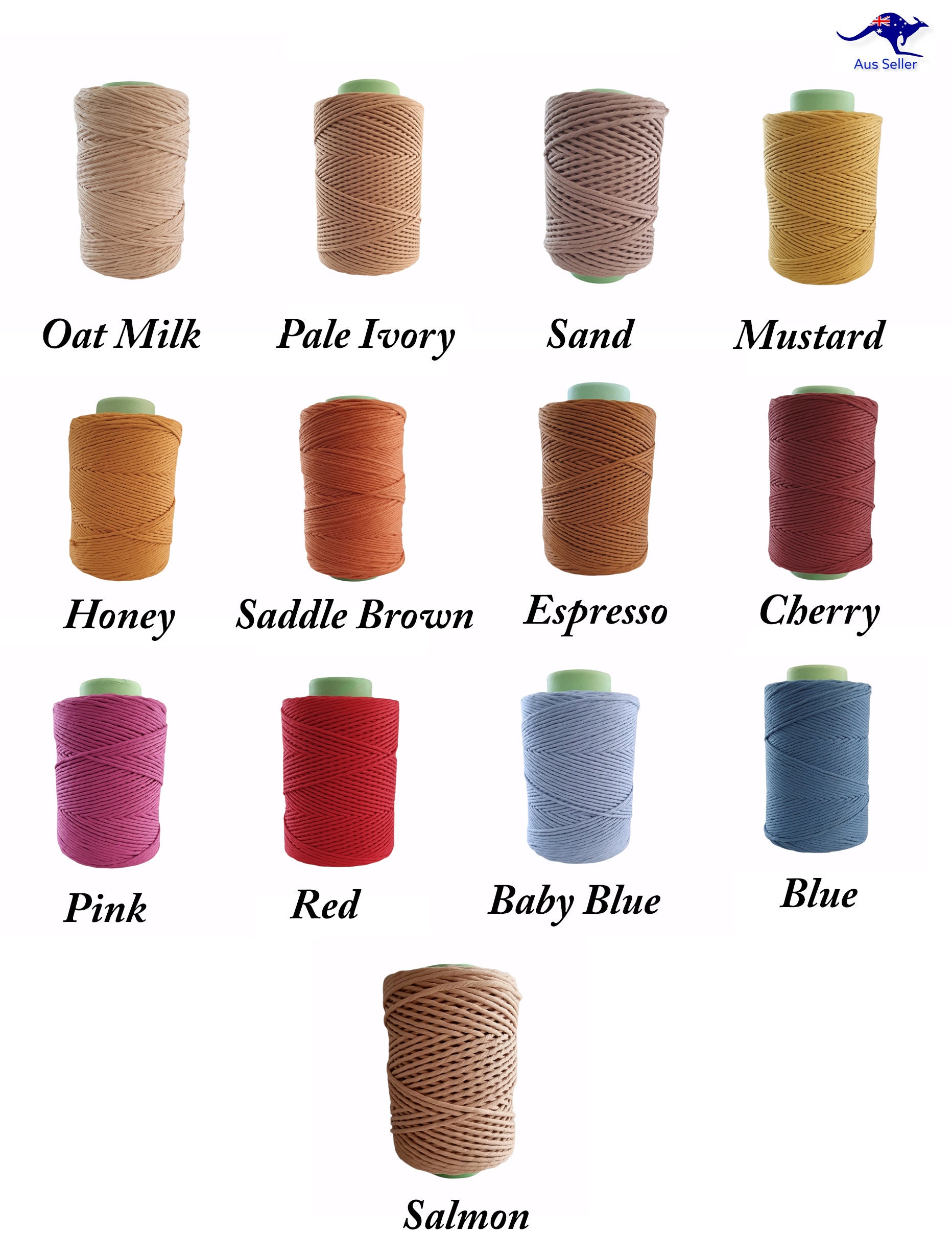 Ficelle de luxe en macramé colorée de 3 mm * 1 kg fournie - Etsy France