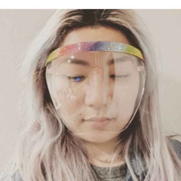 Bling Face Shield for Women - Etsy