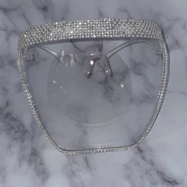 Bling Face Shield for Women - Etsy