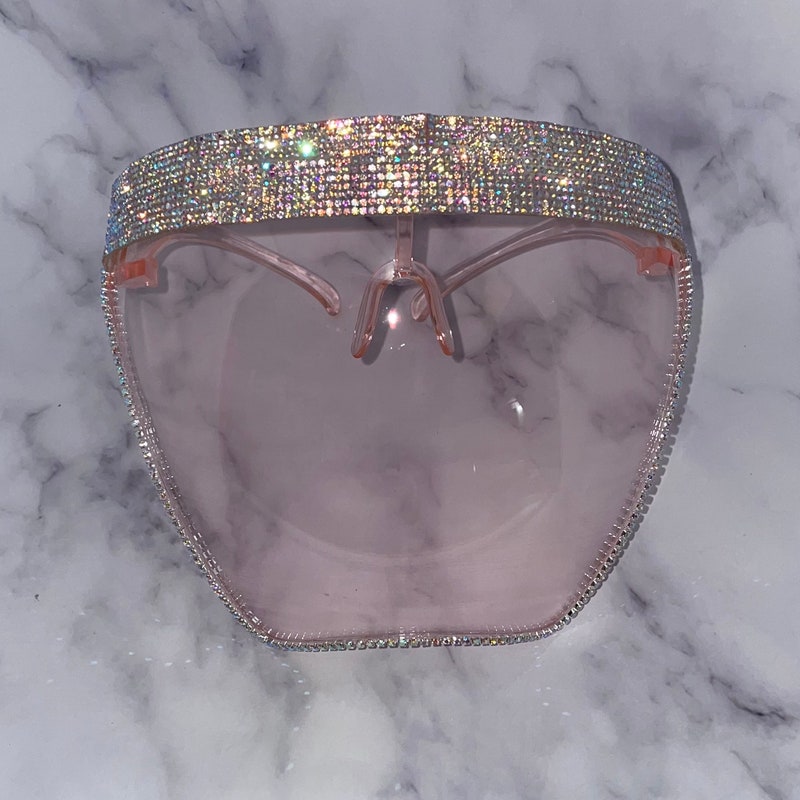 Bling Face Shield for Women - Etsy