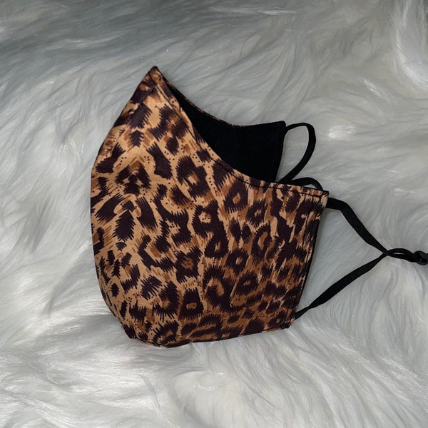 Leopard Print Mask - Etsy